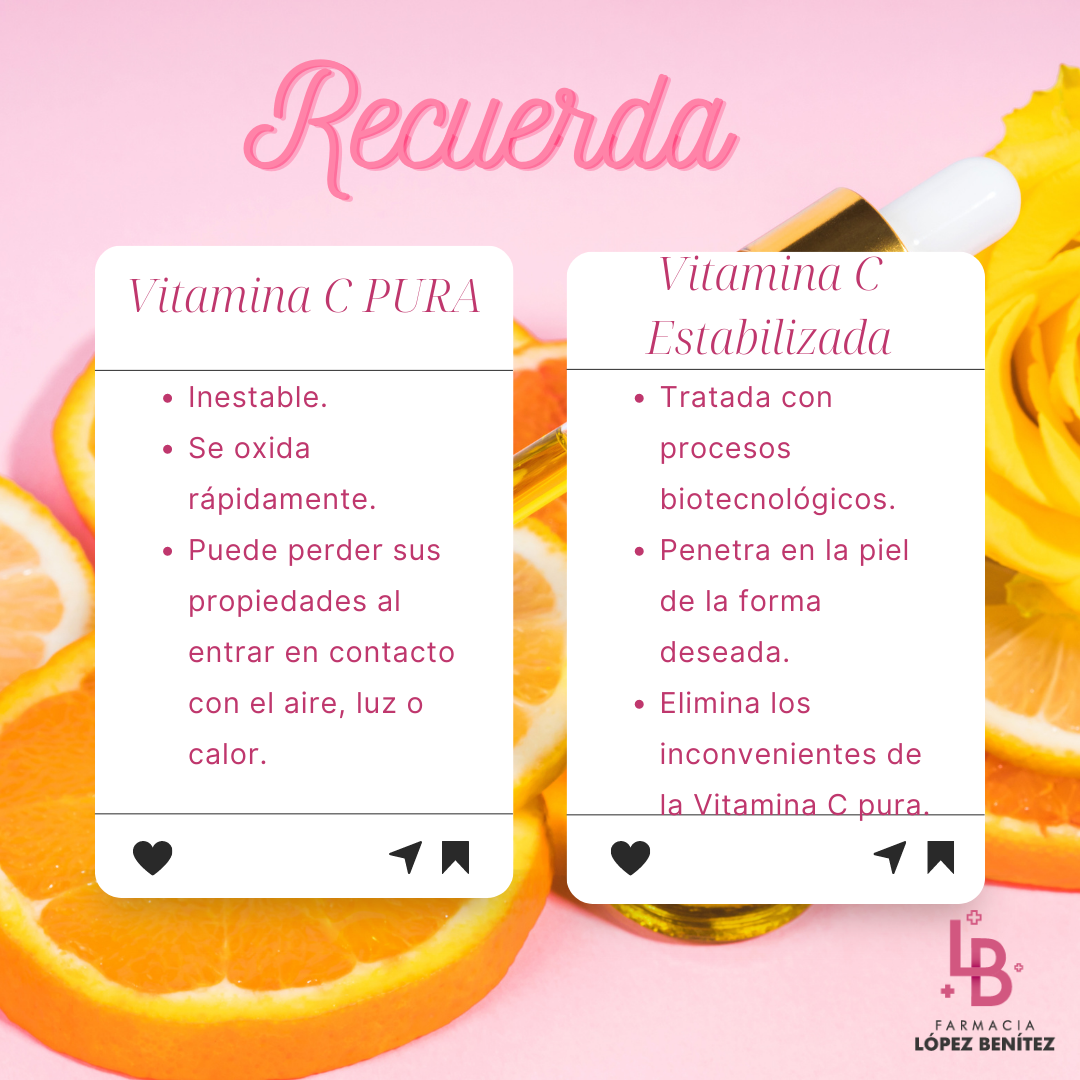 Vitamina C mejor antioxidante y aliado para recuperar luminosidad